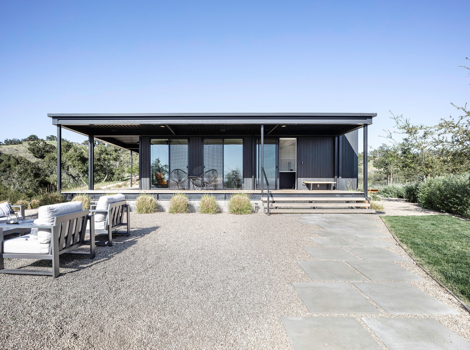 Une maison préfabriquée de 120m2 en Californie au look design