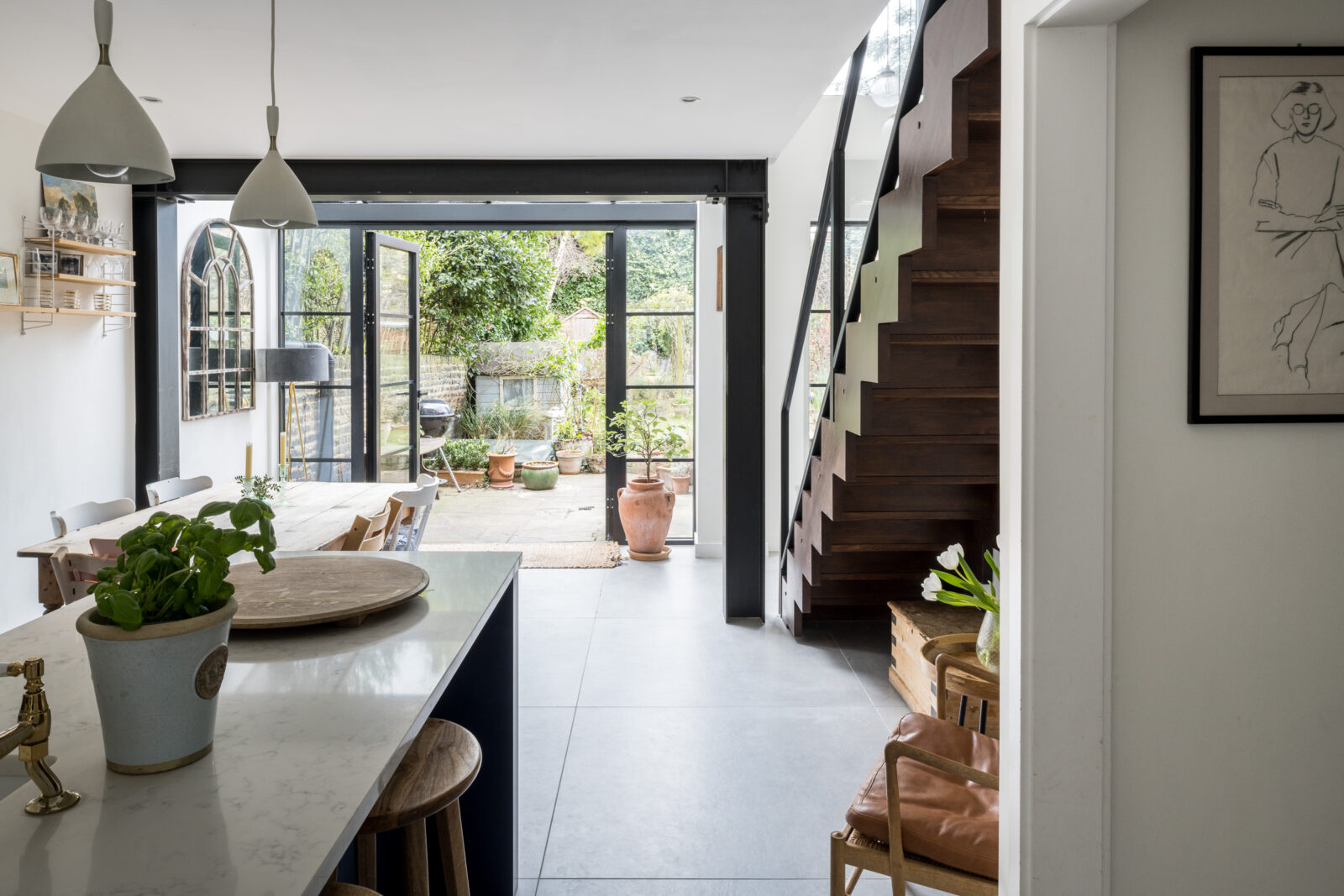 Une ancienne maison victorienne rénovée par un architecte