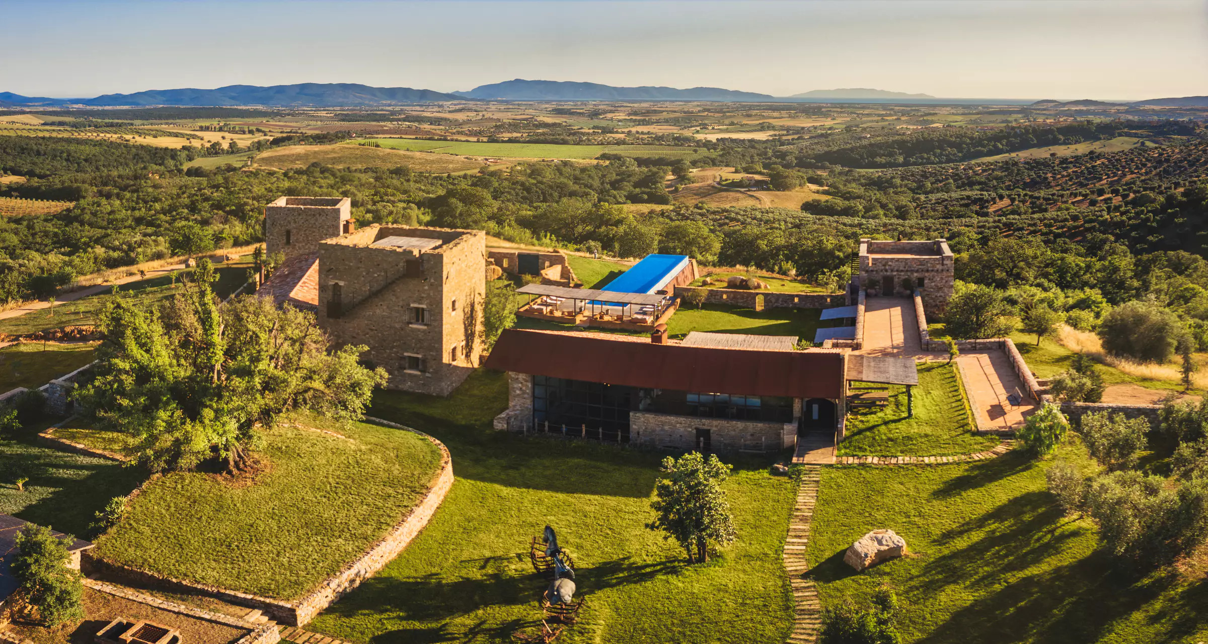 Une maison en pierres en Toscane dans un ancien monastère