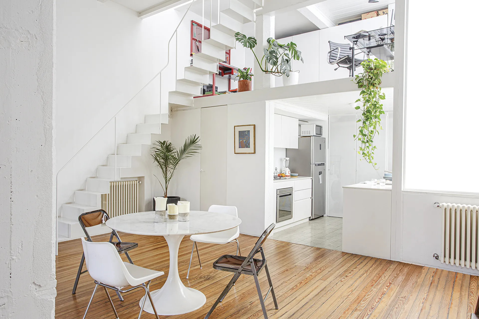 Un loft lumineux et multi niveaux rénové par une architecte