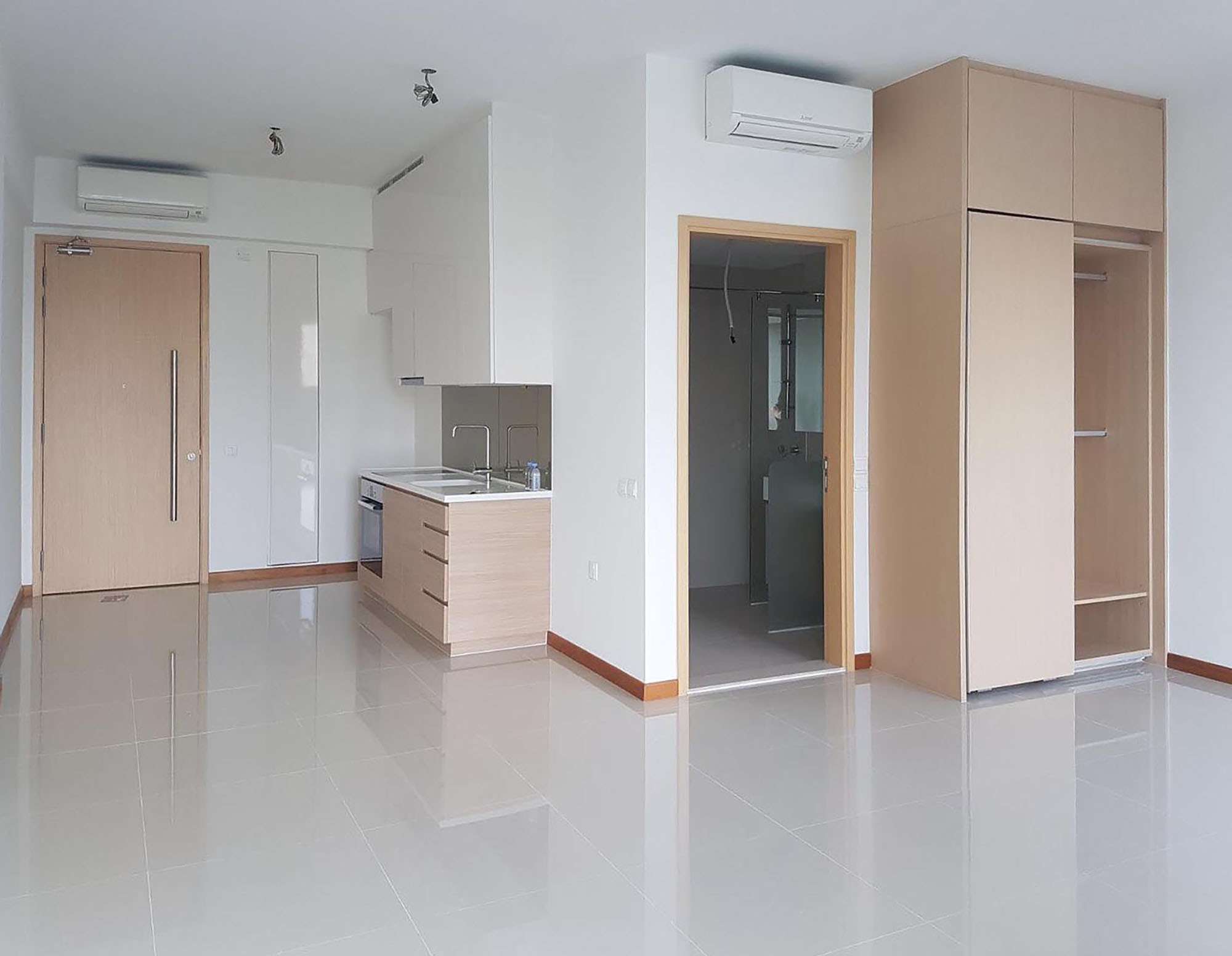 Un studio de 43m2 à Singapour aménagé par Metre Architects