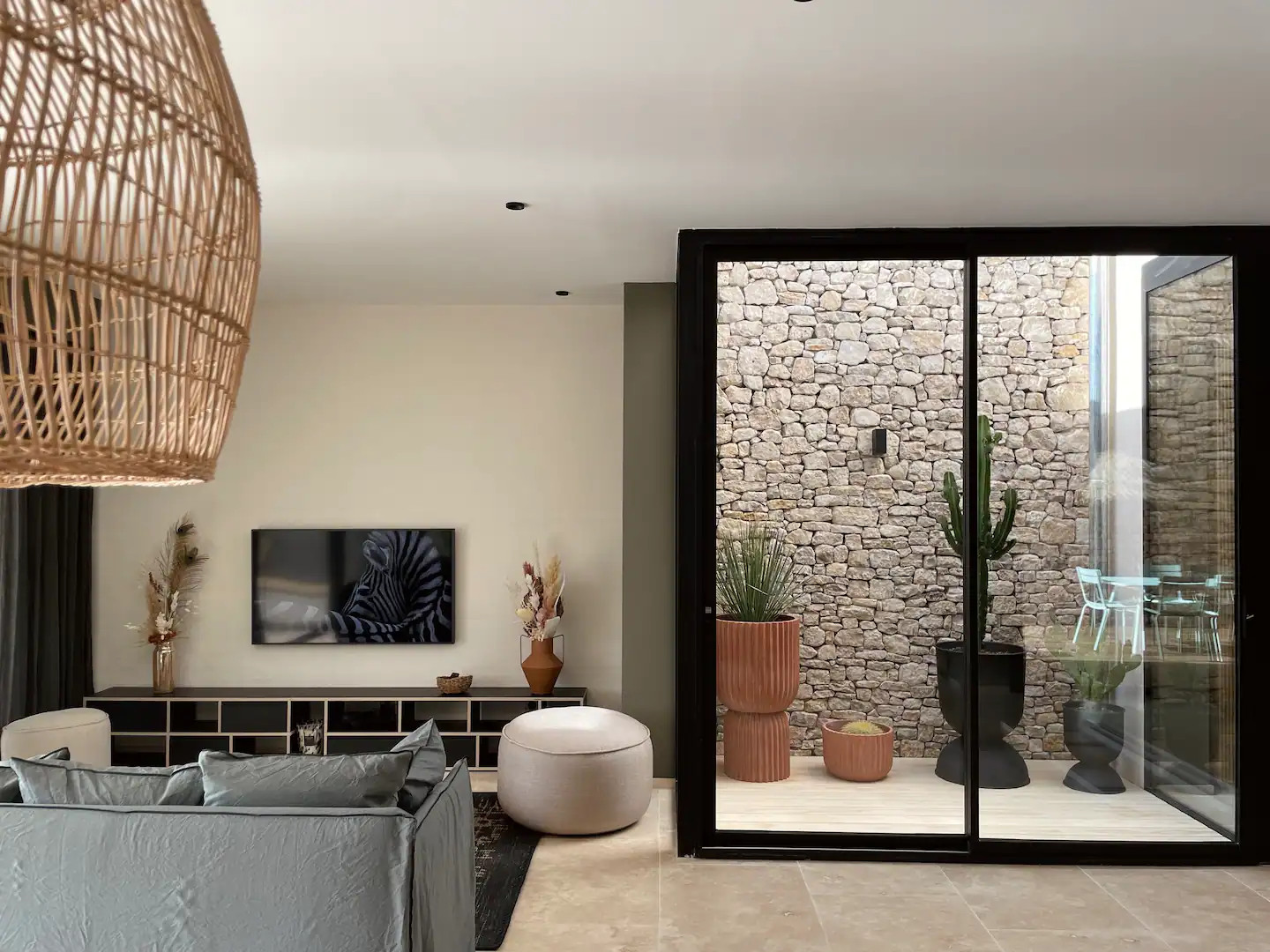 Une maison contemporaine provençale à la décoration design