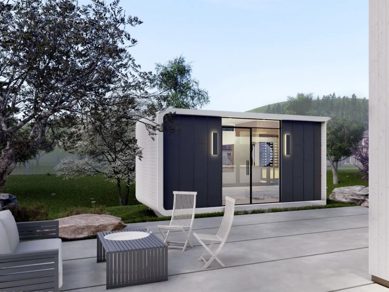 Cette mini maison préfabriquée de 33m2 est imprimée en 3D (avec plan)