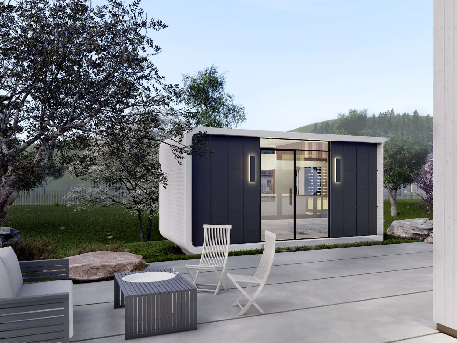 Cette mini maison préfabriquée de 33m2 est imprimée en 3D (avec plan)