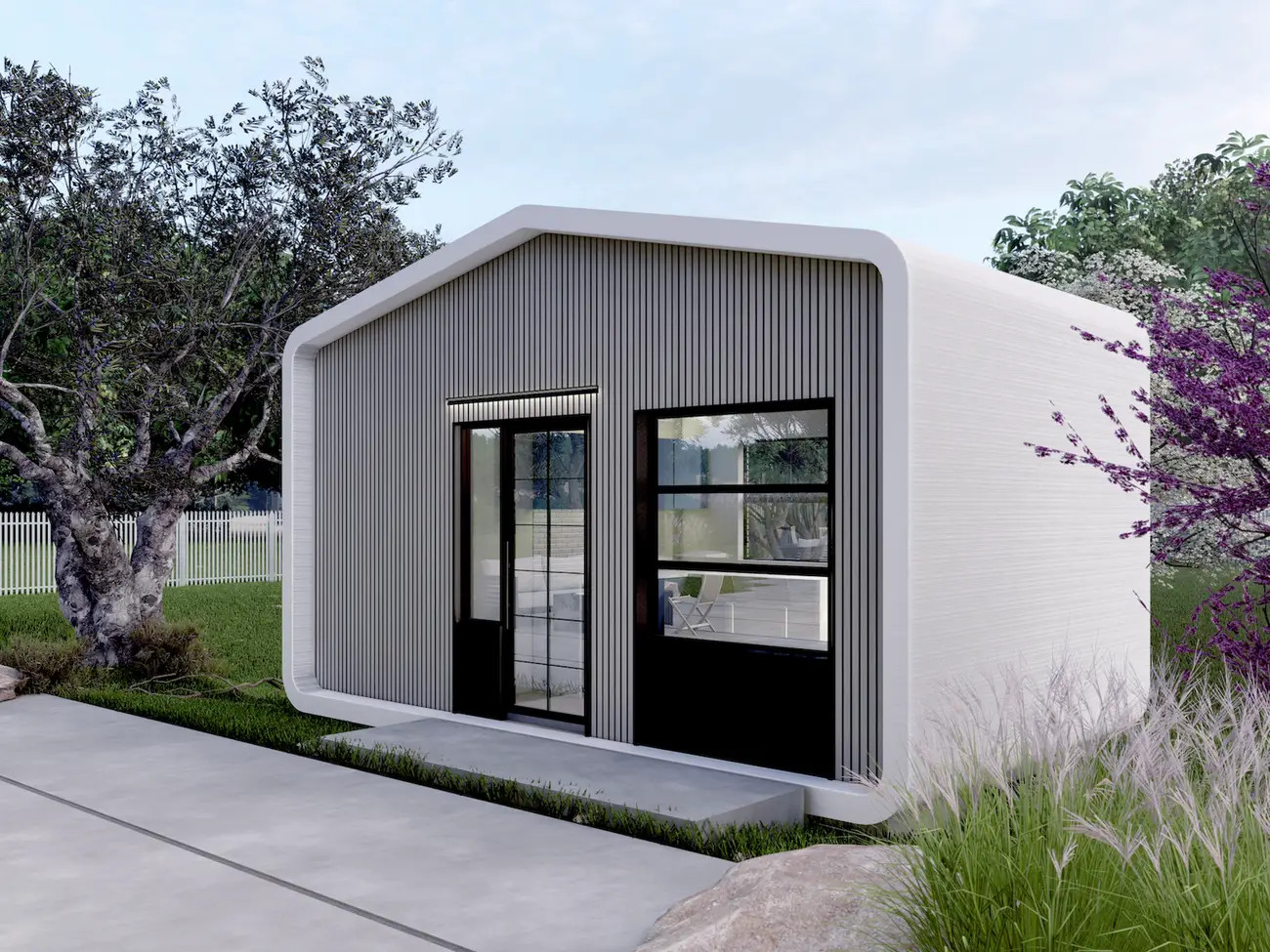 Cette mini maison préfabriquée de 33m2 est imprimée en 3D (avec plan)