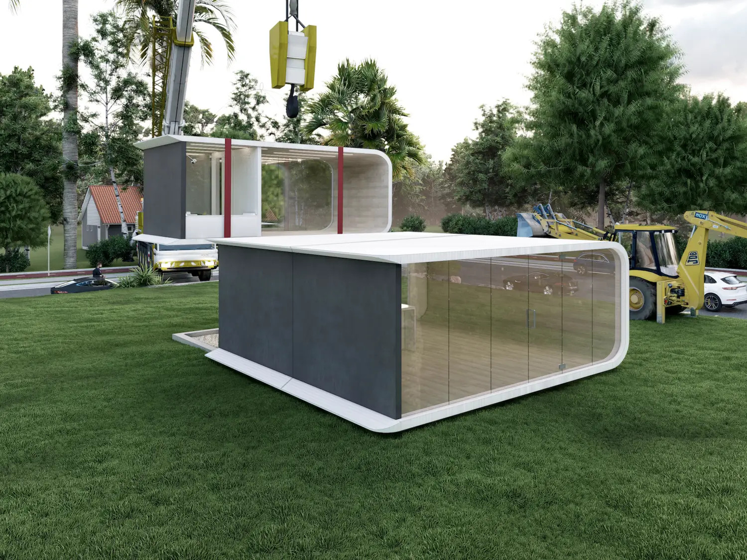 Cette mini maison préfabriquée de 33m2 est imprimée en 3D (avec plan)