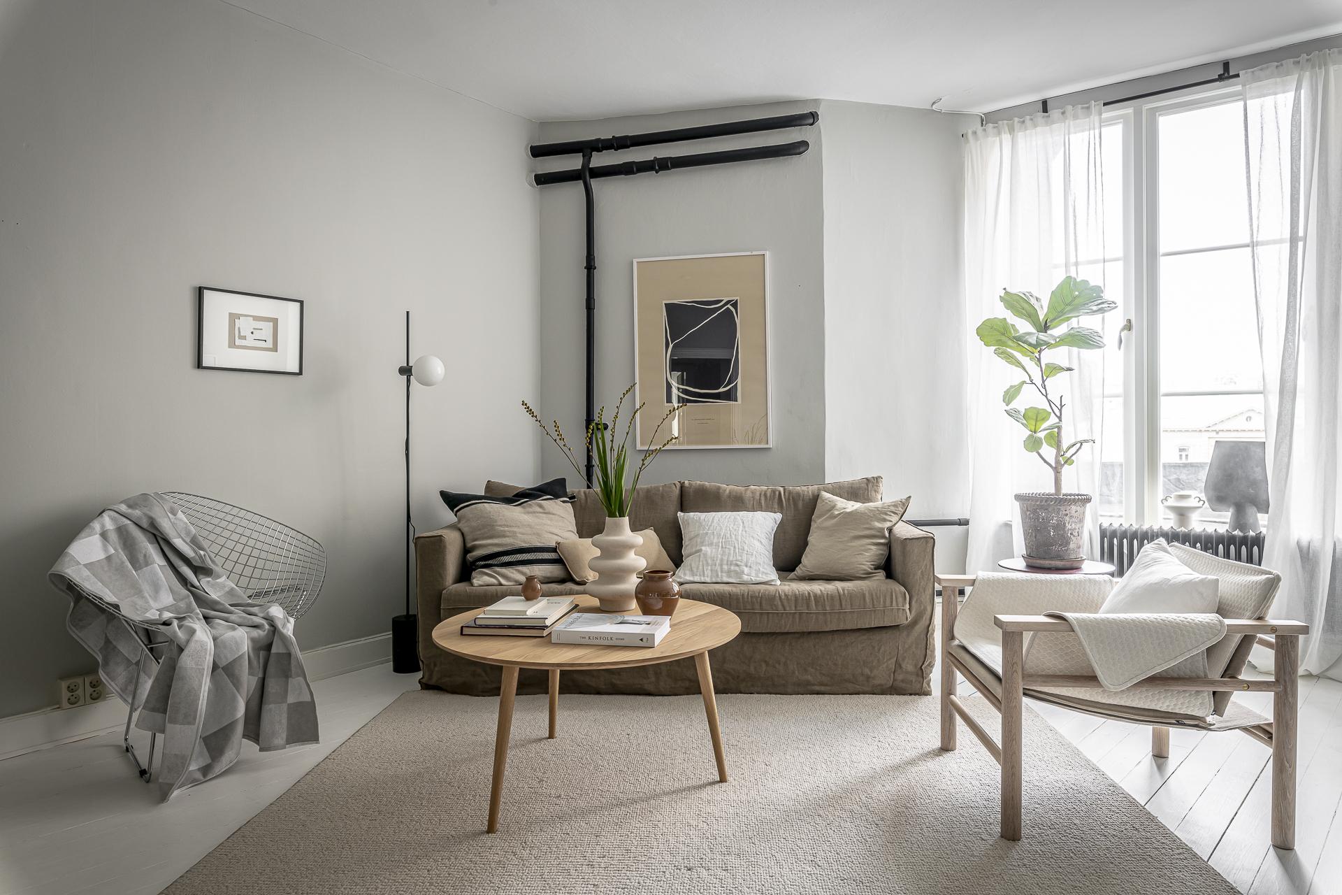 Un luxueux studio de 50m2 avec une grande cuisine séparée