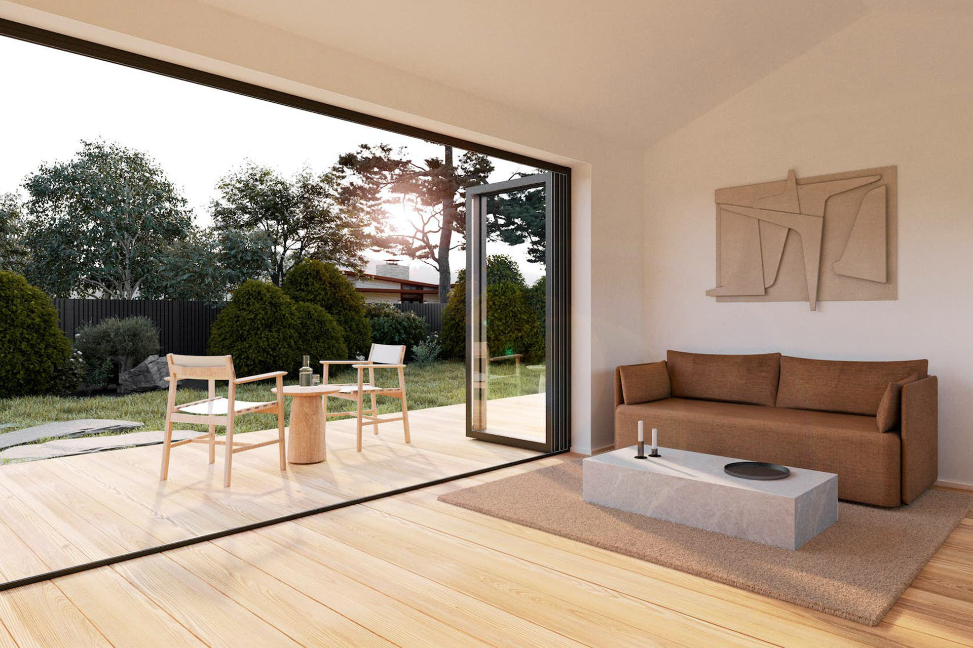 Une petite maison préfabriquée de 50m2 conçue par Dwell pour le jardin ...