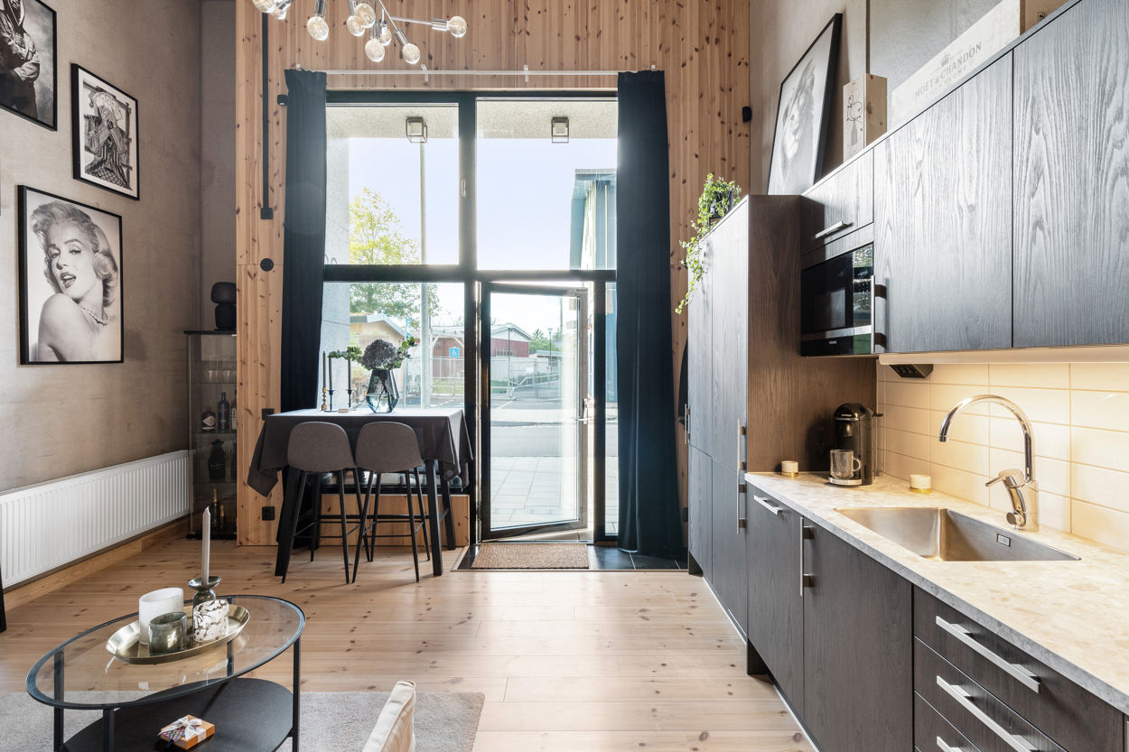 Un mini loft suédois de 40m2 d'inspiration new yorkaise