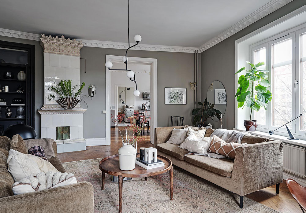 Un appartement de 85m2 aux lignes classiques à la décoration neutre