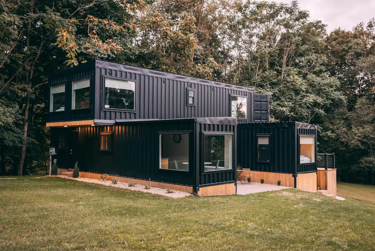 Une maison container de 150m2 dans le pays Amish