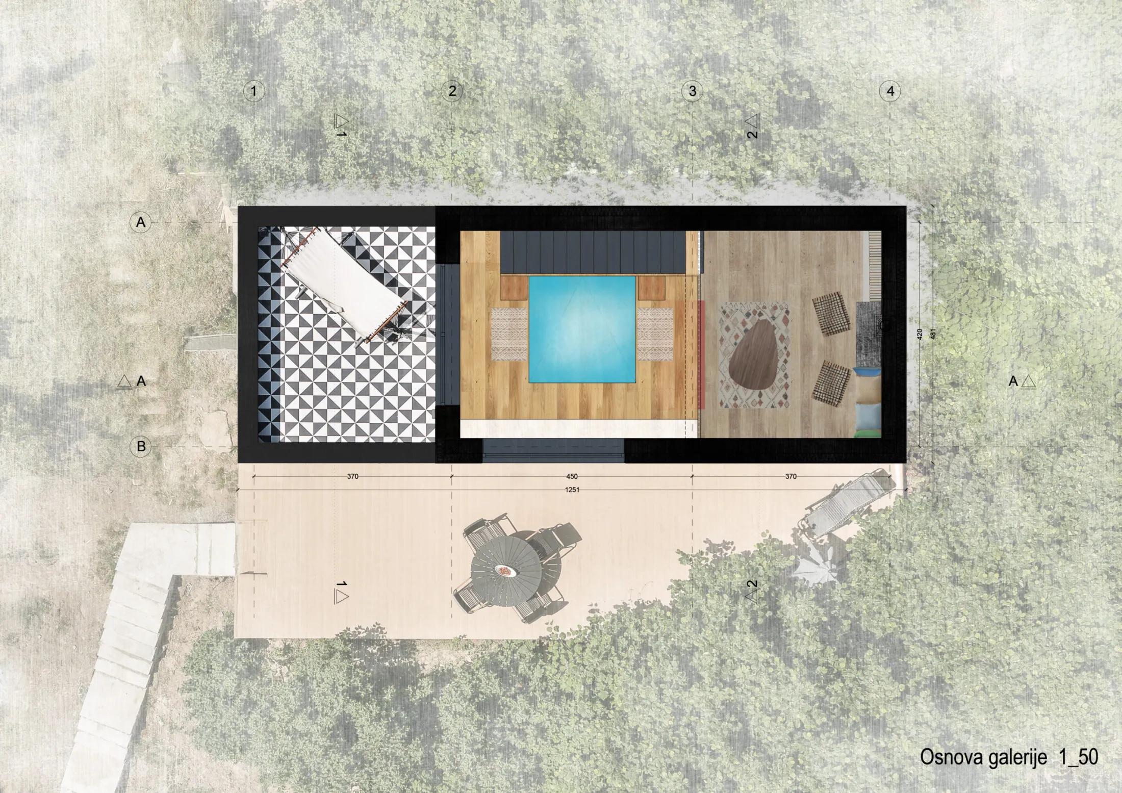 Cette maison contemporaine de 74m2 en Serbie domine le Danube