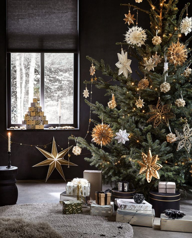 Inspiration sombre ou claire pour une décoration de Noël