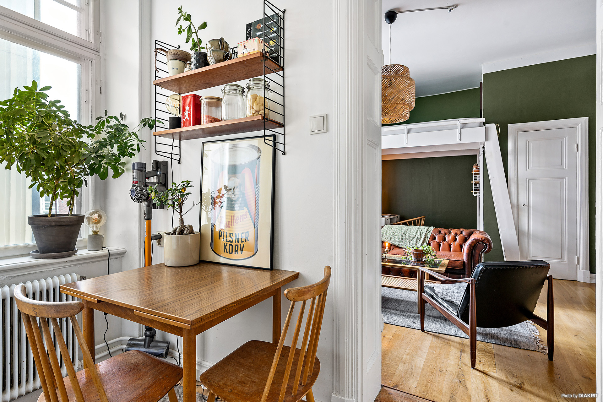 Un studio vintage de 28m2 à la forte personnalité au look british