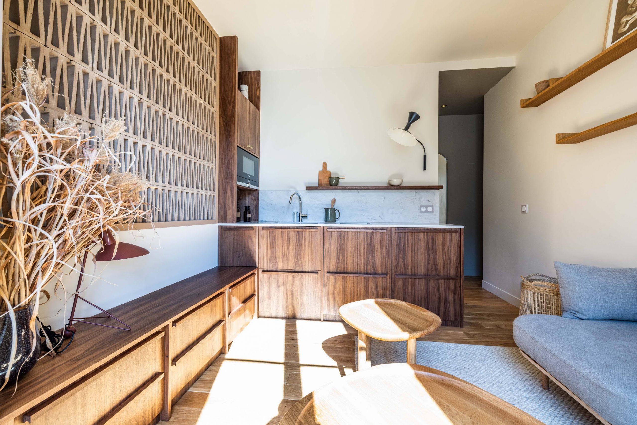 Un appartement de 23m2 à Paris au design raffiné et novateur